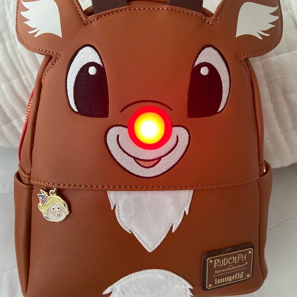 Loungefly | Bags | Loungefly Rudolph The Red Nose Reindeer Mini ...